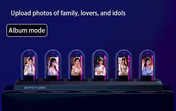 IPS Tube Digital Clock, Creative Retro Desk Decoration Gift, Best ...